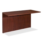 Lorell Essentials Series Bridge 48 W Mahogany - Office Depot