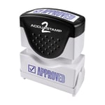 ACCU STAMP2 Approved Stamp Shutter Pre Inked One Color APPROVED Stamp ...