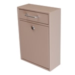 Mail Boss Locking Security Drop Box 16 14 H x 11 14 W x 4 34 D Tan ...