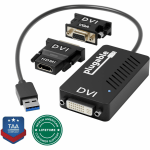 Plugable USB VGA 165 External video adapter DisplayLink DL 165 USB 2.0 ...