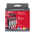 Office Depot® Brand Remanufactured Black And Cyan, Magenta, Yellow Ink ...