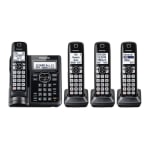 Panasonic Link2Cell DECT 6.0 Cordless Telephone With Answering Machine ...