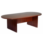 Boss Office Products 47 W Round Wood Conference Table Mocha - Office Depot