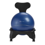 Gaiam Classic Balance Ball Chair Blue - Office Depot