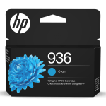 HP 936 Cyan Original Ink Cartridge 4S6U9LN - Office Depot