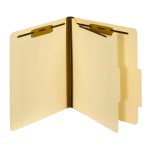 Pendaflex Top Tab Manila Classification Folders With 2 Dividers Letter ...