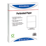 PrintWorks Professional Pre Perforated Paper for Statements Tax Forms ...