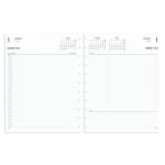 TUL® Discbound Daily Planner Refill Pages, Half-Hourly Appointment ...
