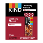 KIND Healthy Snack Bars CranberryAlmondAntioxidants 1.4 Oz Box Of 12 ...