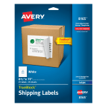 Avery Permanent Full Sheet Labels 8165 Inkjet 8 12 x 11 White Box Of 25 ...