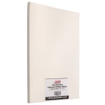 JAM Paper Cover Card Stock 8 12 x 11 130 Lb Strathmore Natural White ...