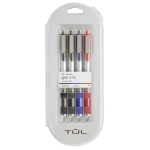 TUL GL Series Retractable Gel Pens Bold Point 1.0 mm Silver Barrel ...