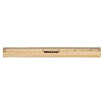 Office Depot® Brand Wood Metal-Edge Ruler, 12"