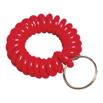 Sparco Split Ring Wrist Coil Key Holders 2.1 x 2.1 x 2.4 10 Pack ...