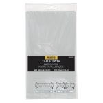 Amscan Plastic Table Covers 54 x 108 Jet Black Pack Of 9 Table Covers ...