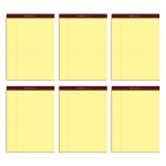 TOPS Docket Gold Perforated Writing Pads 8 12 x 11 34 Narrow Ruled 50 ...