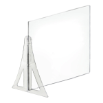 Azar Displays Cashier Shields 23 12 L x 31 12 H Clear Set Of 2 Shields ...