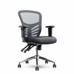 Flash Furniture Ergonomic Mesh Mid Back Task Chair Black - Office Depot