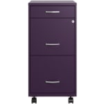 Realspace SOHO Organizer 18 D Vertical 3 Drawer Mobile File Cabinet ...