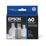 Epson 60 DuraBrite Ultra Black Ink Cartridges Pack Of 2 T060120 D2 ...