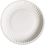 AJM Green Label Paper Plates 9 White Box Of 1200 Plates - Office Depot