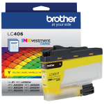 Brother LC406 INKvestment Yellow Ink Tank LC406Y - Office Depot