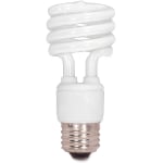 Satco Spiral T2 Fluorescent Light Bulbs 18 Watt Box Of 3 - Office Depot