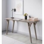 Realspace Trezza 60 W Writing Desk Light Oak - Office Depot