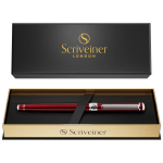 Scriveiner Classic Rollerball Pen Medium Point 0.7 mm BlackGold Barrel ...