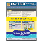 QuickStudy Grade Booster Pack, Writing Essentials