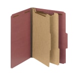 Pendaflex Top Tab Manila Classification Folders With 2 Dividers Letter ...