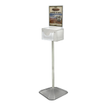 Azar Displays Large Lottery Box With Pocket And Pedestal Stand 54 12 H ...