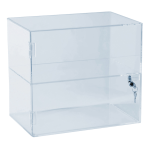 Azar Displays Lockbox Countertop Display Case 12 14 H x 14 W x 9 D ...