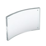 Azar Displays Curved Magnetic Acrylic Sign Holders 5 x 7 Clear Pack Of ...