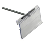 Azar Displays Flip Scan Paper Label Holders 1 14 x 3 Clear Pack Of 50 ...