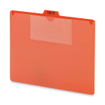 Pendaflex End Tab Out Guides Center Cut Tab Letter Size Red Box Of 50 ...