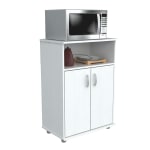 Inval Storage Cabinet With Microwave Stand 2 Shelves 54 H x 24 W x 16 D ...