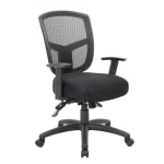 Boss Office Products Contract Mesh Mid Back Task Chair Black - Office Depot