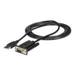 StarTech.com USB to Serial RS232 Adapter - DB9 Serial DCE Adapter Cable ...