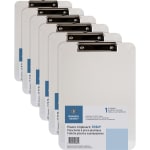 Sparco Plastic Clipboard 6 x 9 Clear - Office Depot