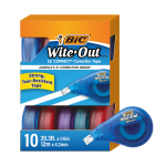 BIC Wite-Out Brand EZ Correct Correction Tape, 3/16" x 471-3/16", White ...