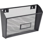 Office Depot Brand Mesh Wall Files Letter Size Black - Office Depot