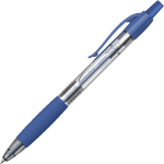 Integra Retractable 0.7mm Gel Pen 0.7 mm Pen Point Size Blue Gel based ...