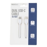 Vivitar Lightning To USB C Cable 3 White NIL3003 WHT STK 24 - Office Depot