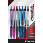 Pilot PRECISE V5 RT Premium Rolling Ball Pens Pack Of 7 Extra Fine ...