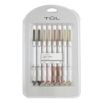 TUL GL Series Retractable Gel Pens Medium Point 0.7 mm Silver Barrel ...