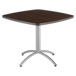 Iceberg CafeWorks Cafe Table Square 30 H x 36 W Graphite - Office Depot