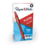 Paper Mate Profile Retractable Ballpoint Pens Bold Point 1.4 mm ...