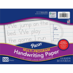Pacon Multi-Program Handwriting Papers, Grade K, 10 1/2" x 8", Pack Of ...