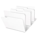 Office Depot Brand File Folders 13 Cut Letter Size White Box Of 100 ...